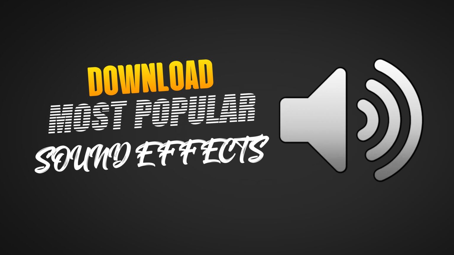 Download Most Popular Sound Effects for Editing - Poser Edtiz