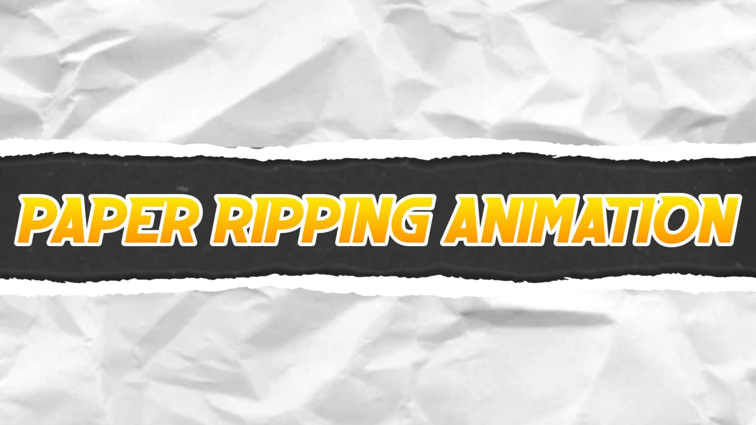 Paper Ripping Animation Video Editing - Poser Edtiz